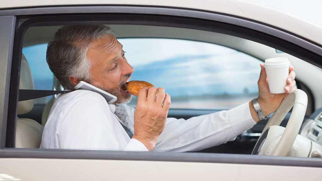 What to Avoid While Eating and Driving | The General